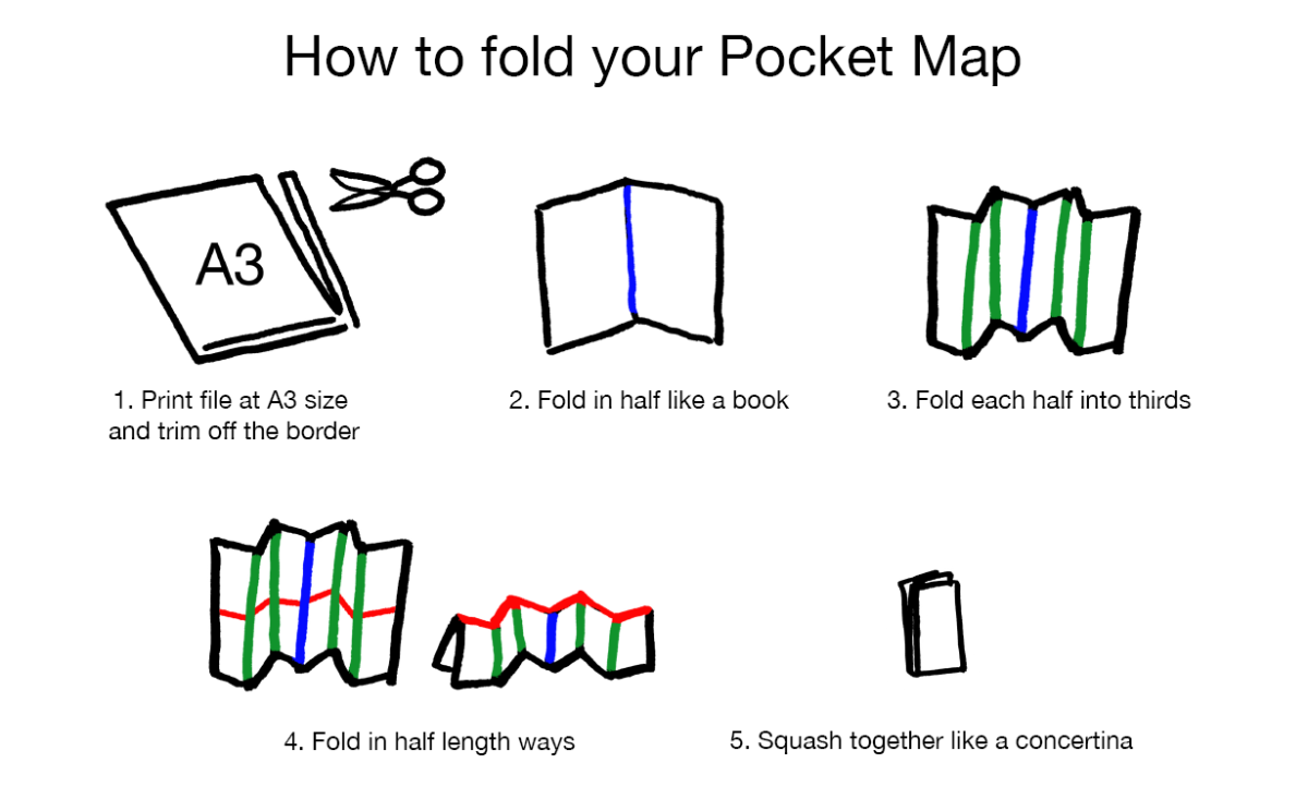Pocket maps – Campus maps